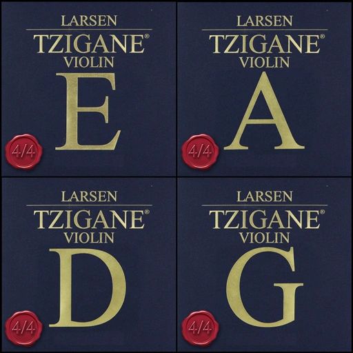 Larsen Tzigane Violin Strings 4/4 Set (Medium/Ball End)